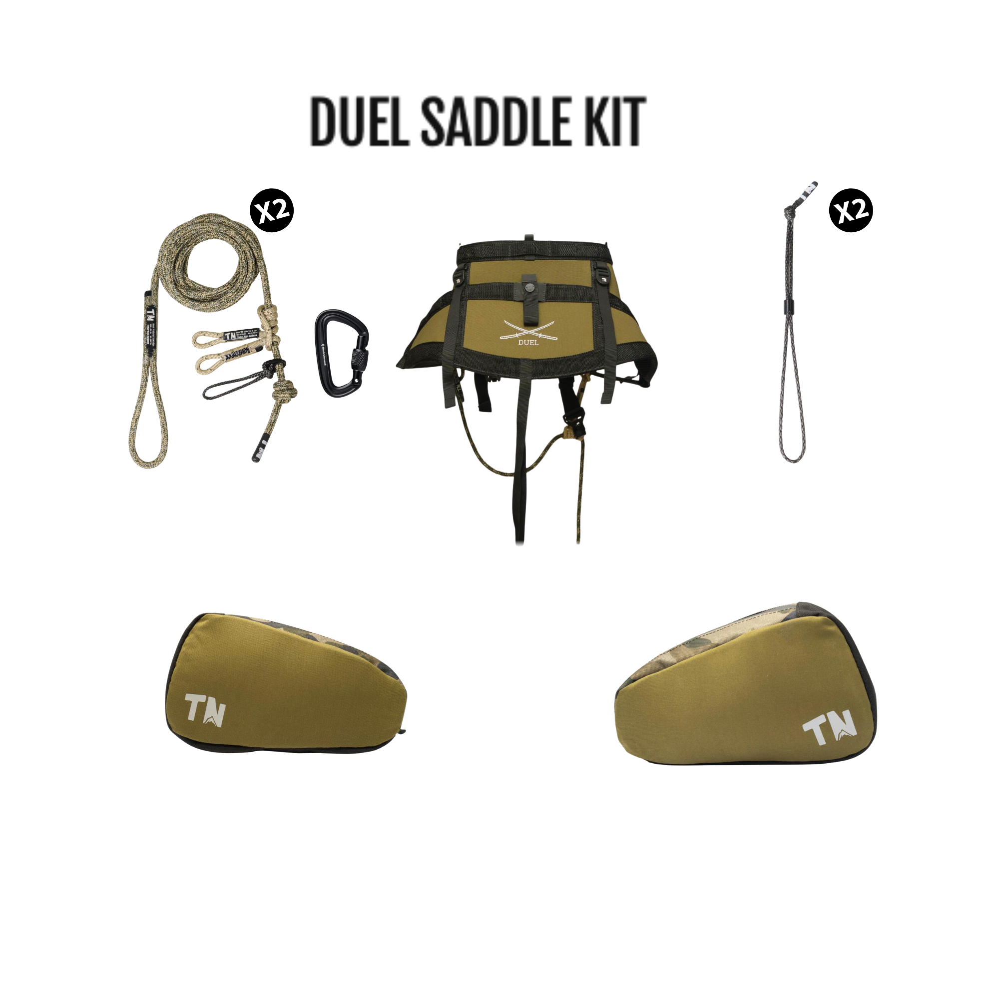 Duel Saddle Starter Kit – Timber Ninja Outdoors